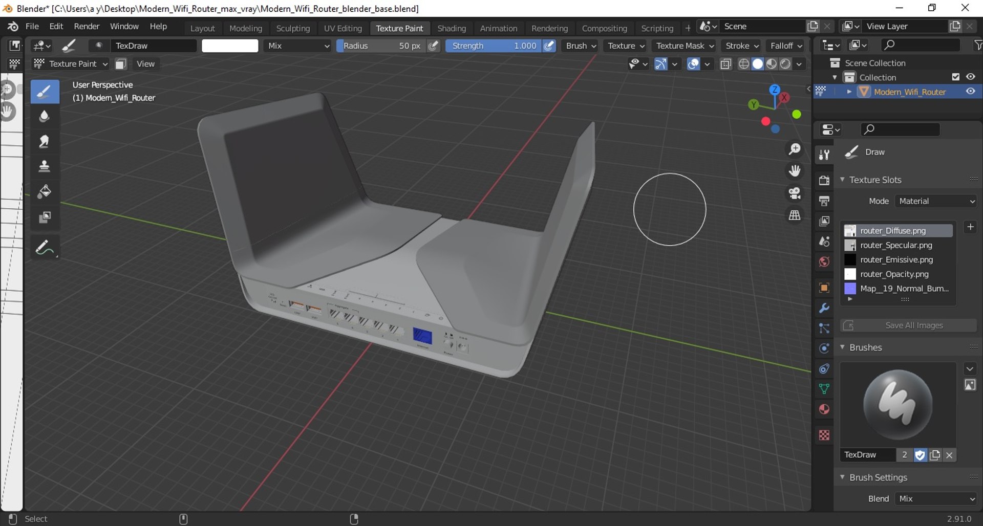 Modern Wifi Router Model - TurboSquid 1681719