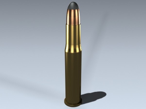 30-30 cartridge 3d model