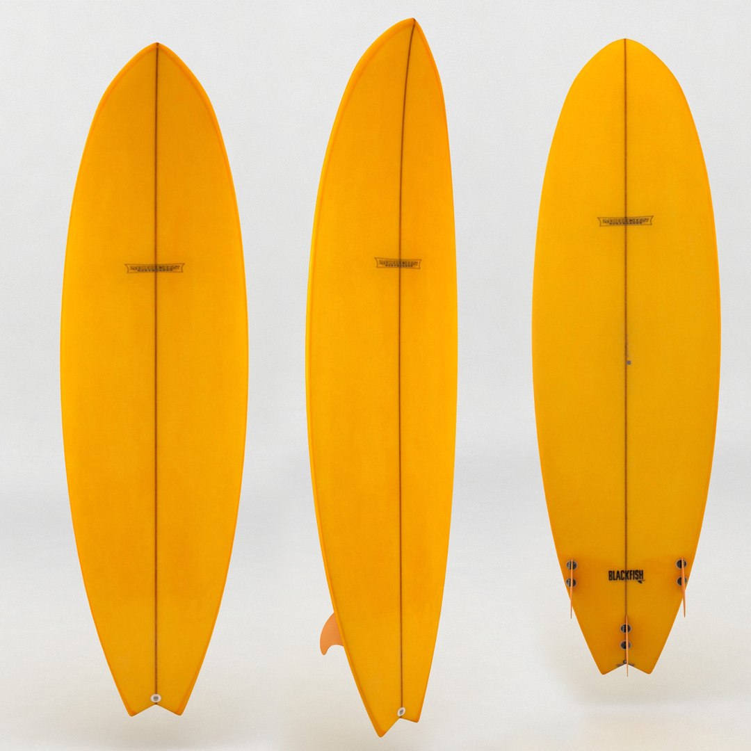 Surfboard Orange Board Max