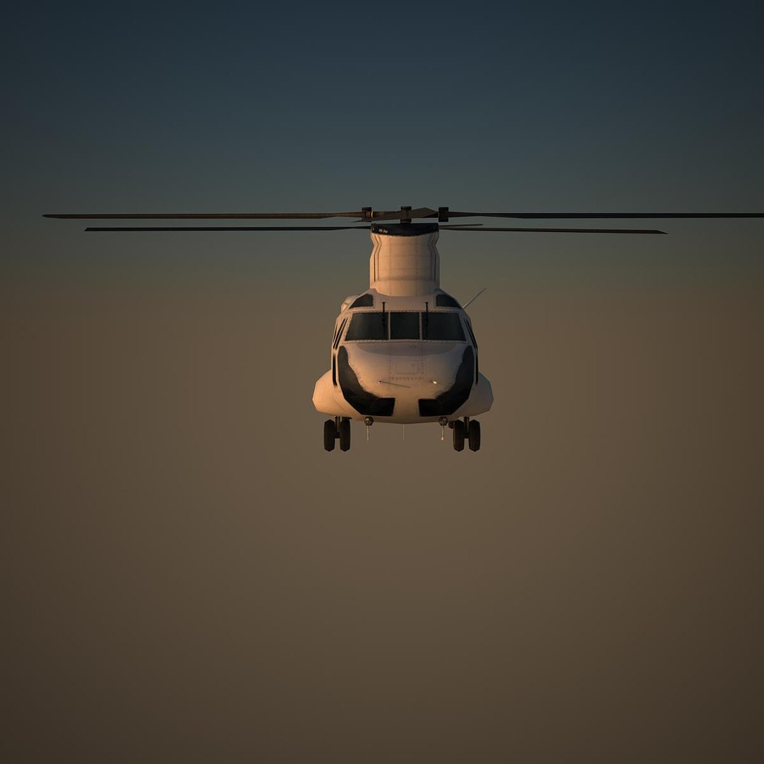 ch-47 chinook 3d model