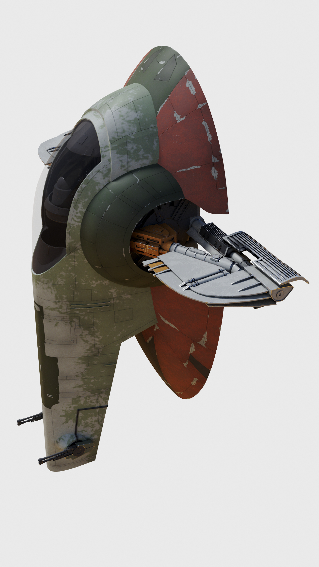 Boba Fett s Starship Slave 1 3D model - TurboSquid 1833146