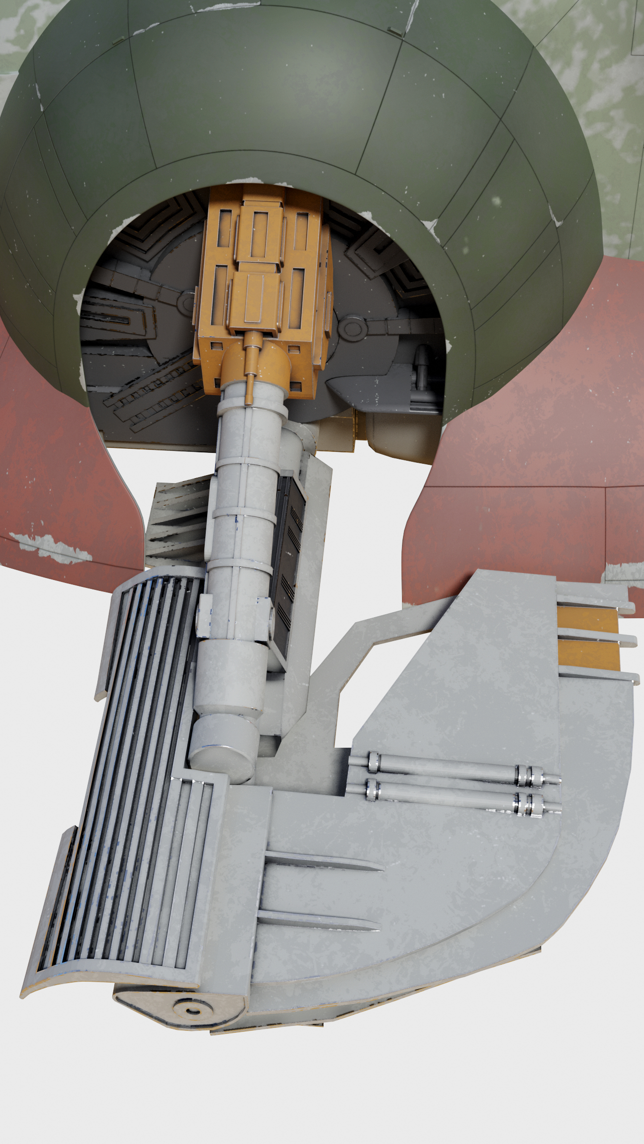 Boba Fett s Starship Slave 1 3D model - TurboSquid 1833146