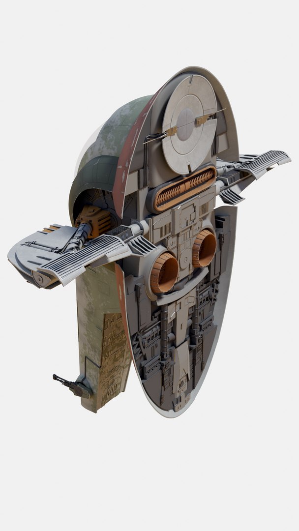 Boba Fett S Starship Slave 1 3D Model - TurboSquid 1833146
