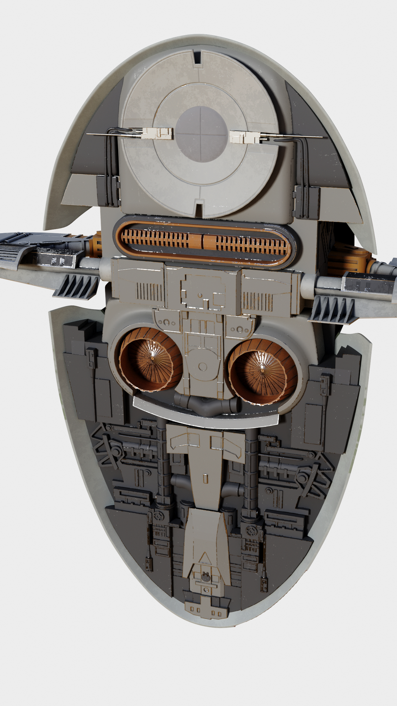 Boba Fett s Starship Slave 1 3D model - TurboSquid 1833146