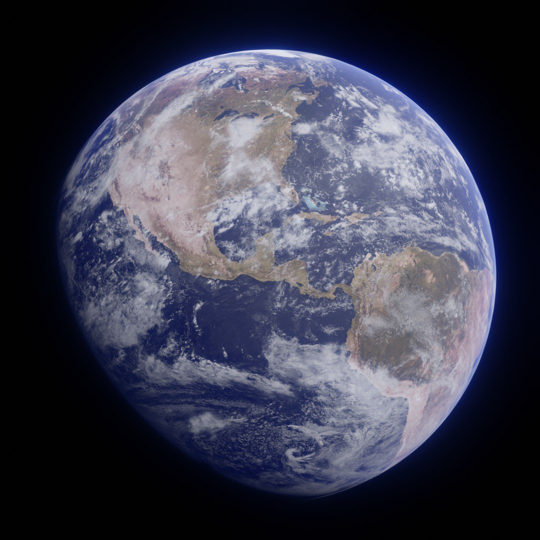 3D Earth Atmosphere Model - TurboSquid 1602055