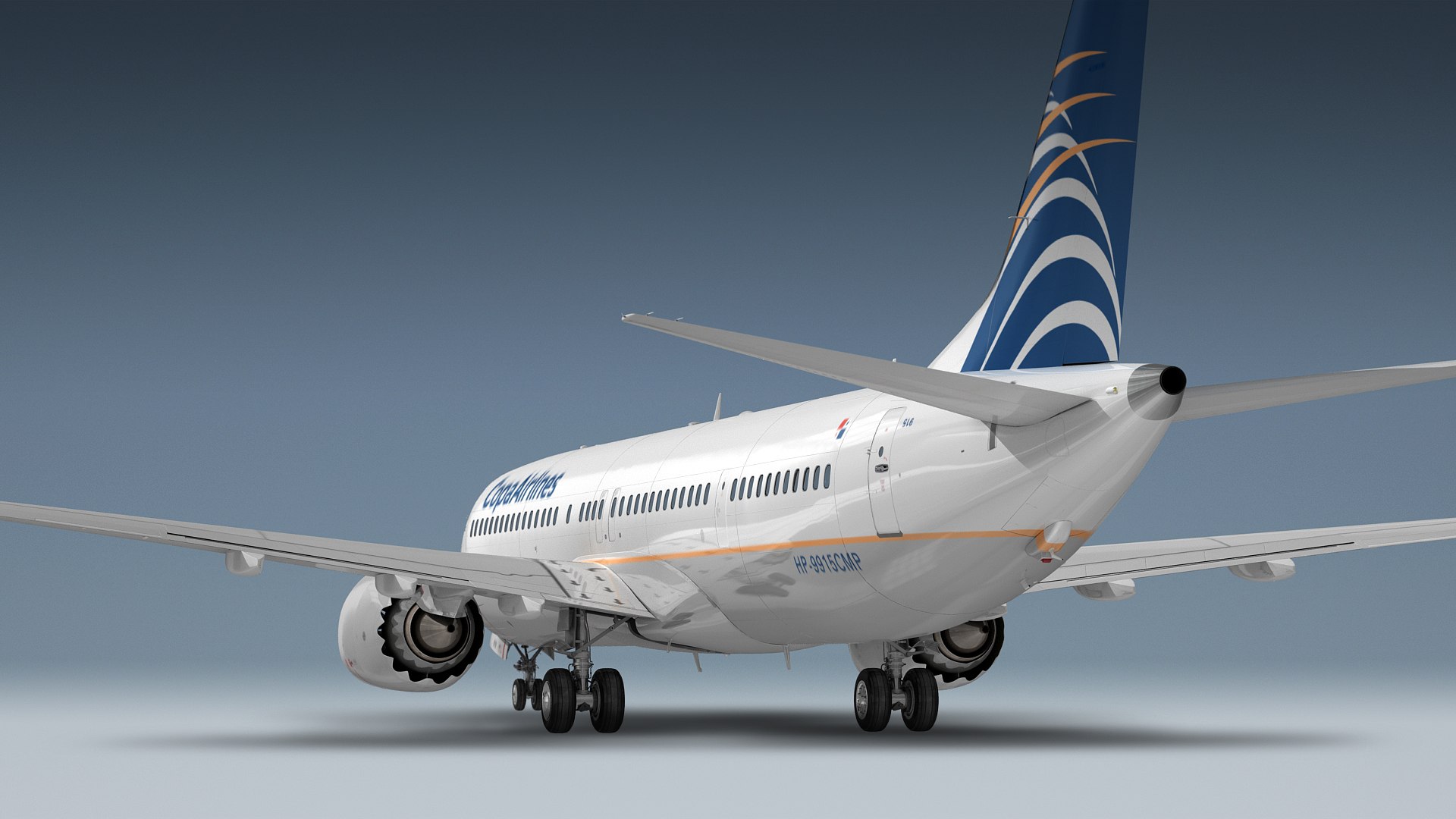 3D Boeing 737-9 MAX Copa Airlines Model - TurboSquid 1987661