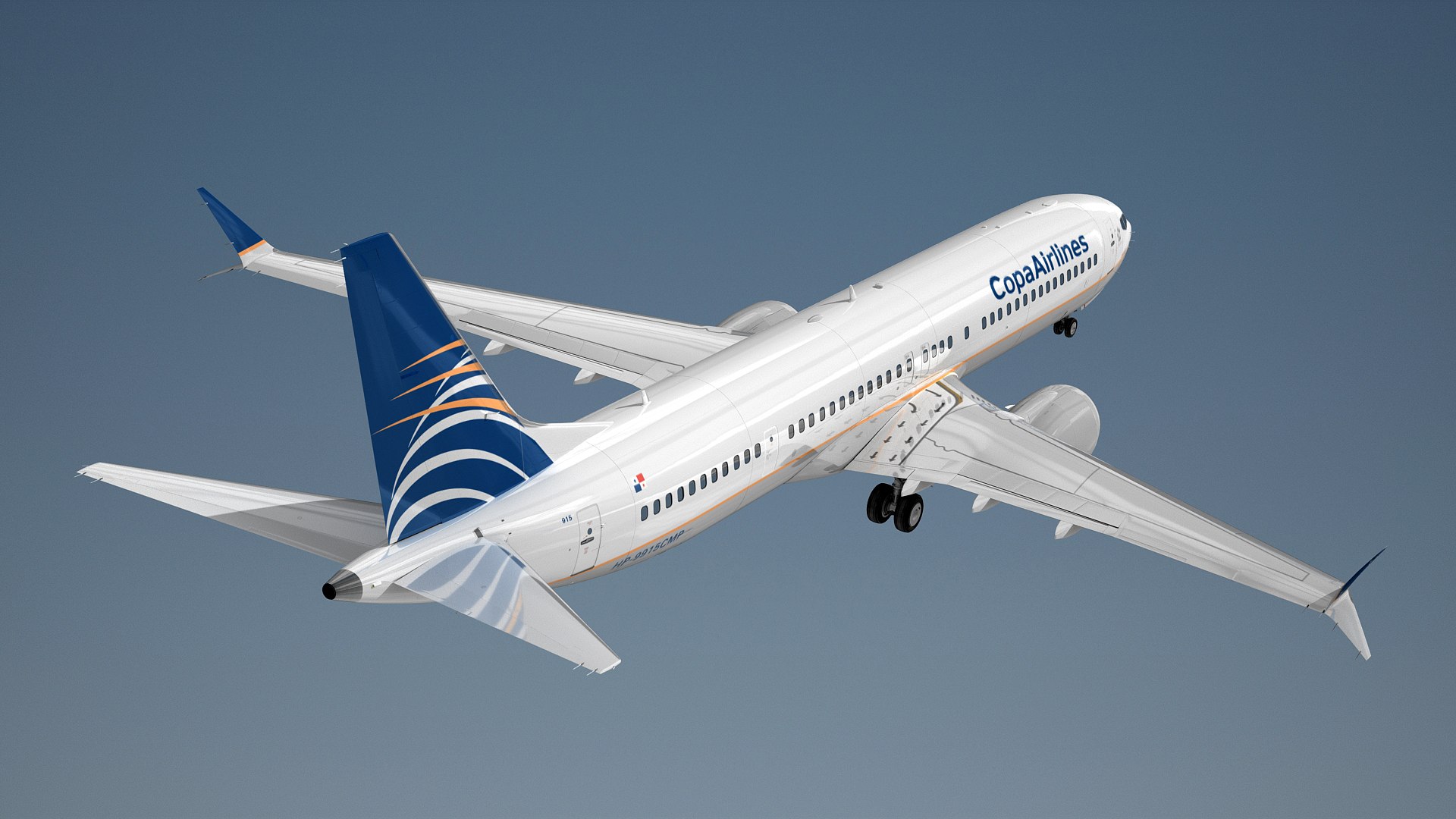 3D Boeing 737-9 MAX Copa Airlines Model - TurboSquid 1987661