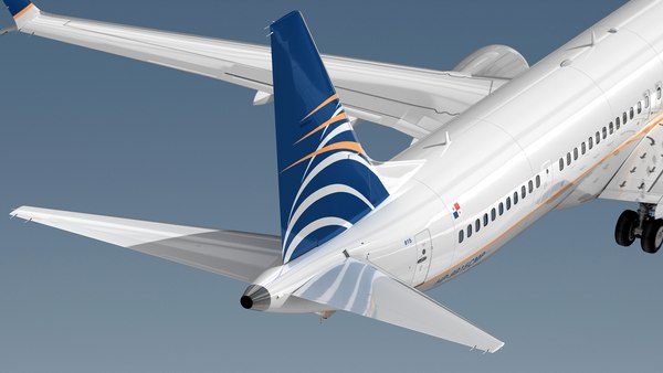 modelo 3d Boeing 737-9 MAX Copa Airlines - TurboSquid 1987661