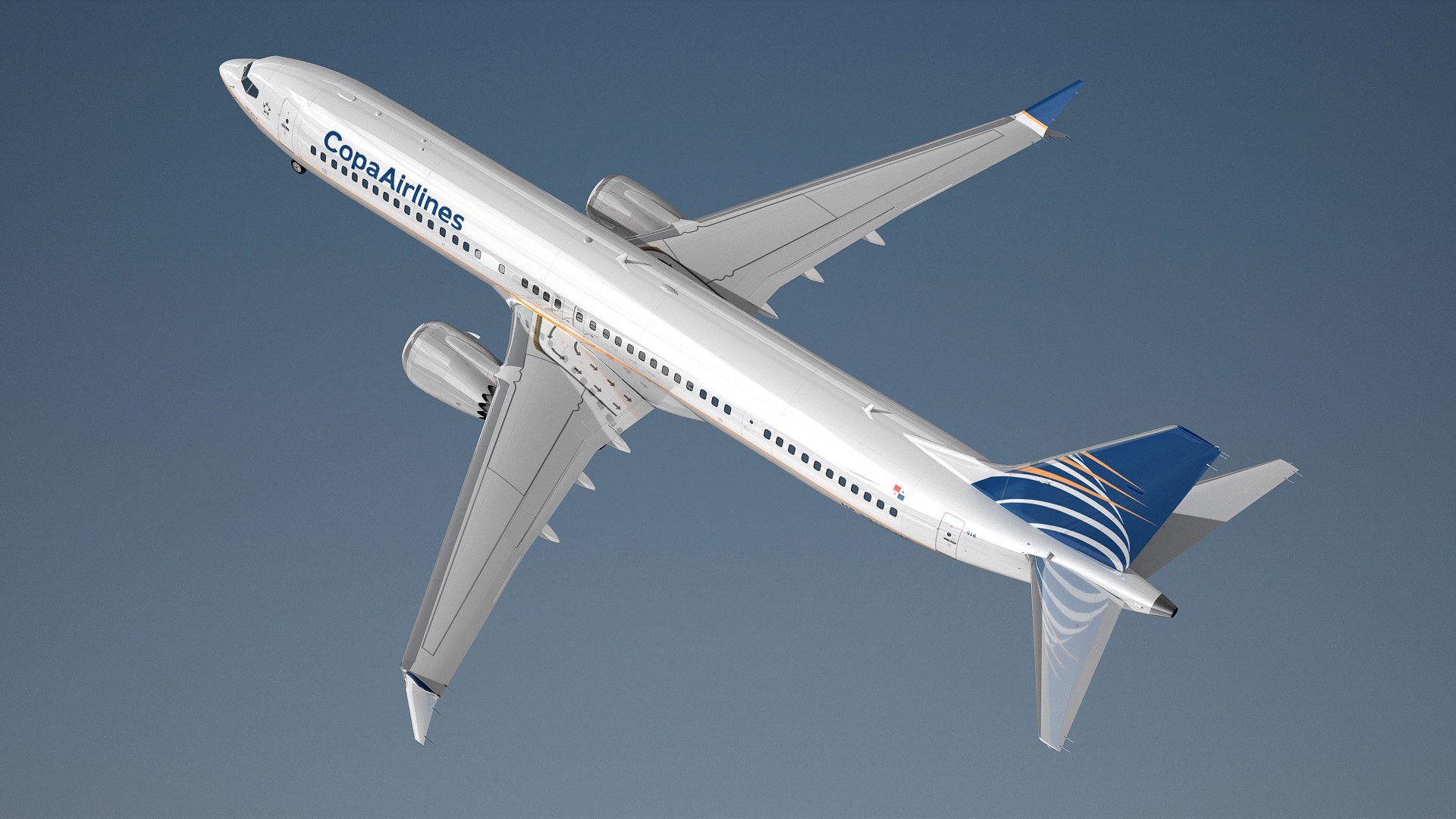 3D Boeing 737-9 MAX Copa Airlines Model - TurboSquid 1987661
