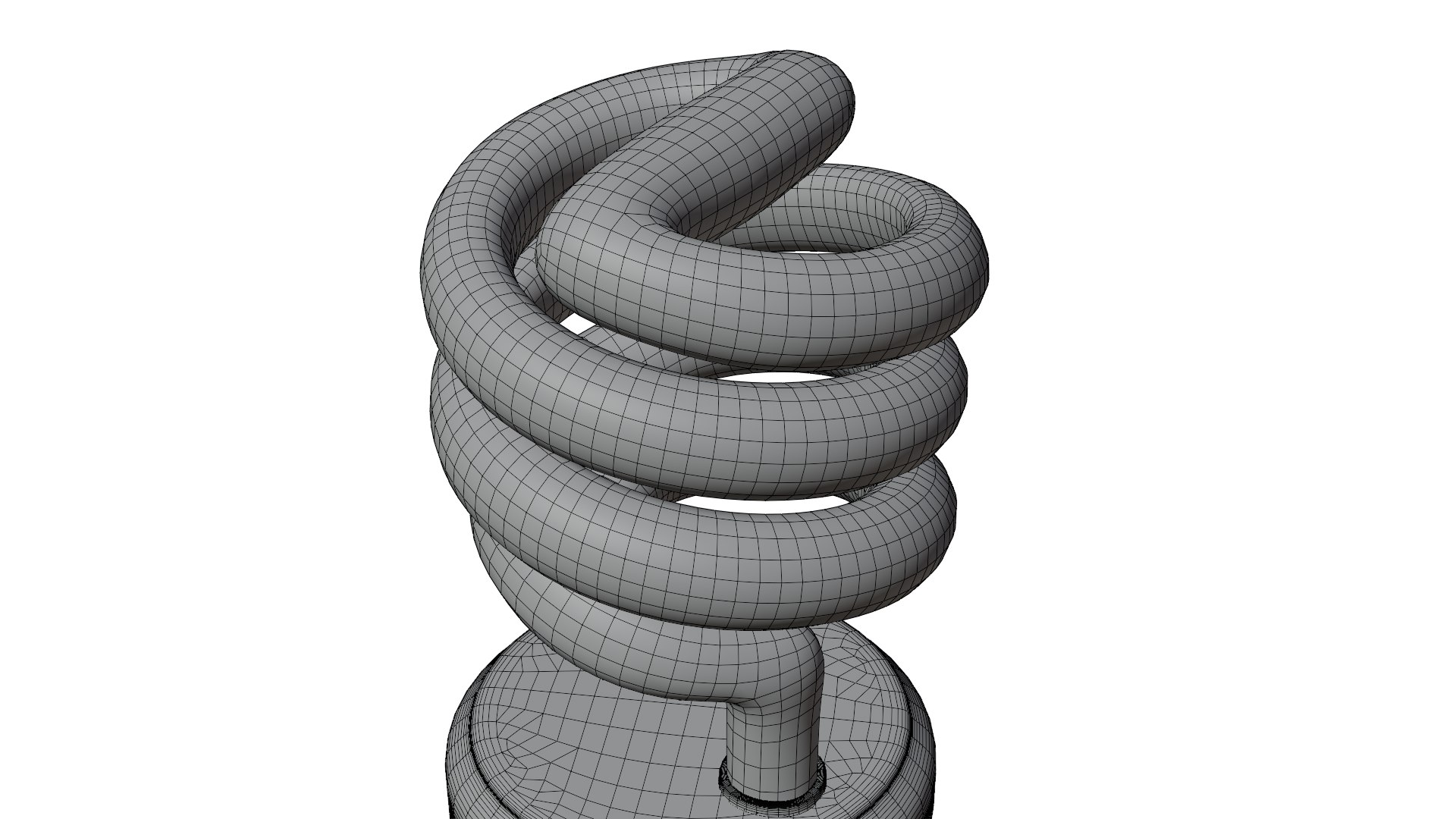 Fluorescent Light Bulb Model - TurboSquid 2284364