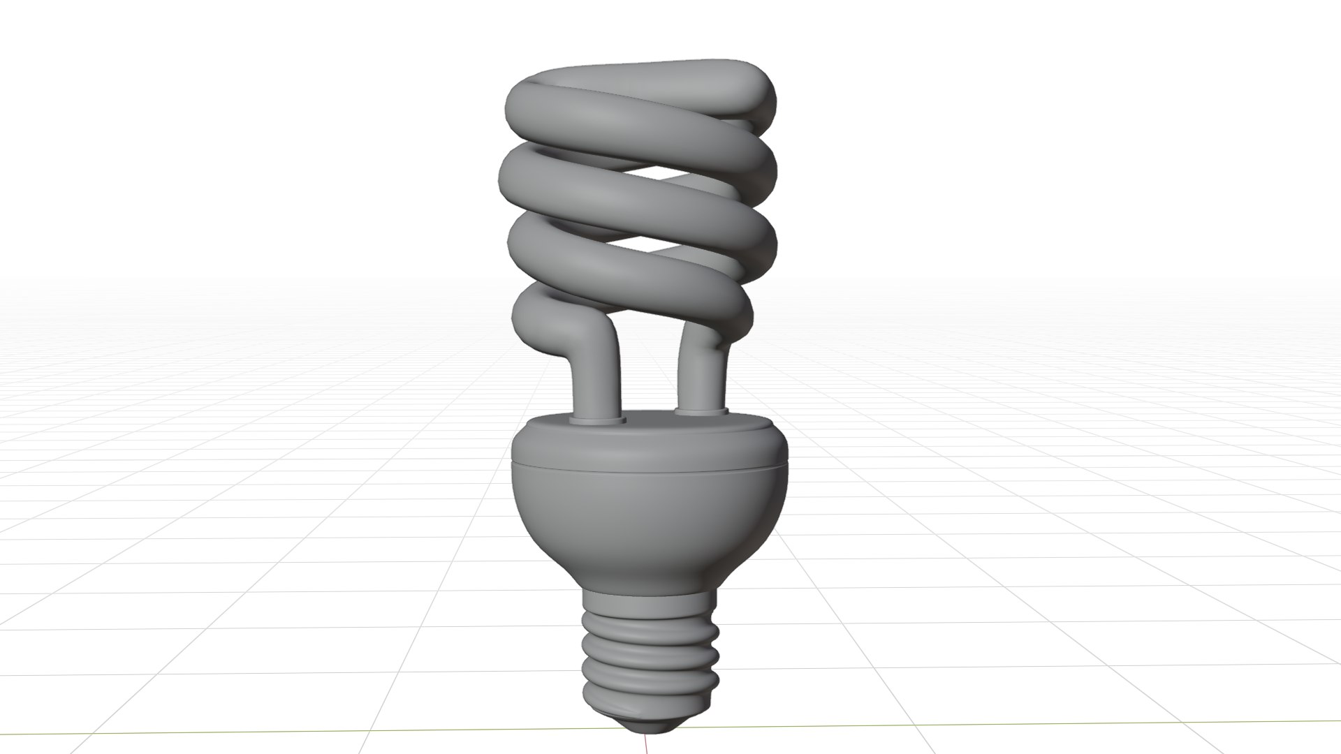 Fluorescent Light Bulb Model - TurboSquid 2284364
