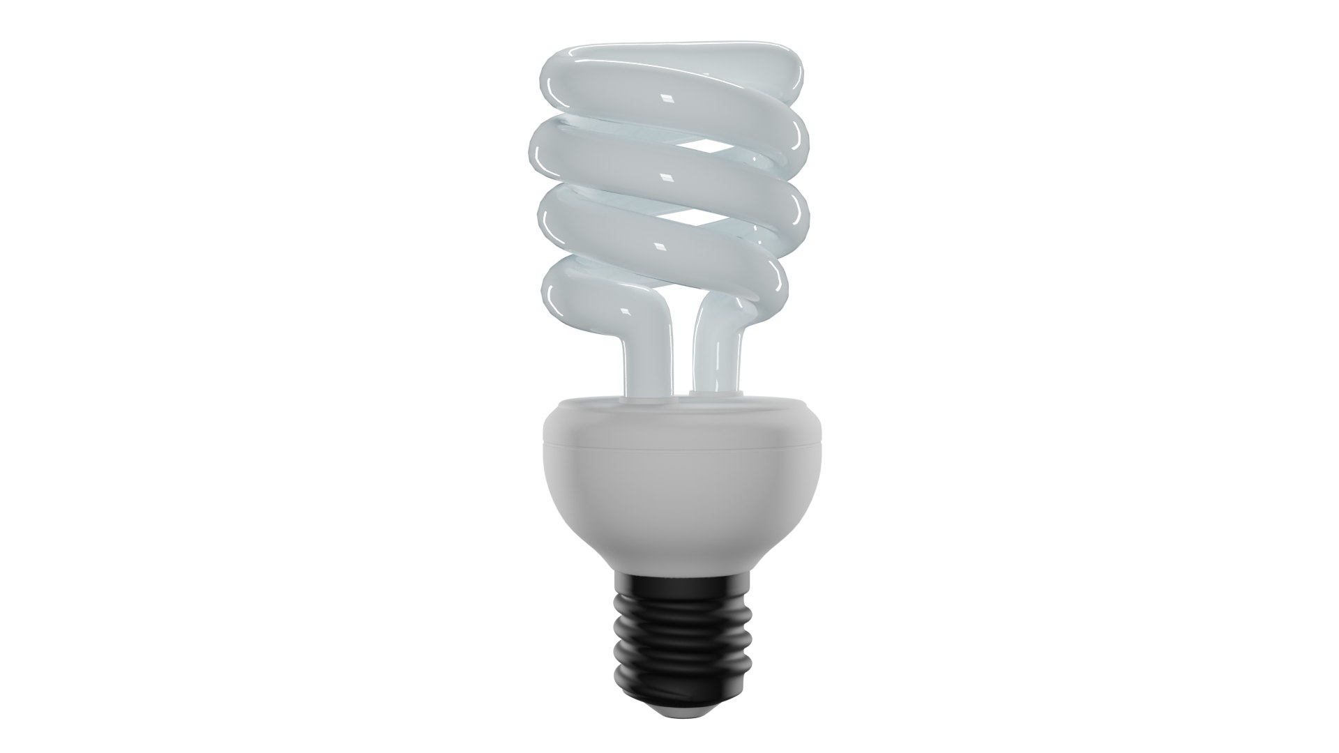 Fluorescent Light Bulb Model - TurboSquid 2284364