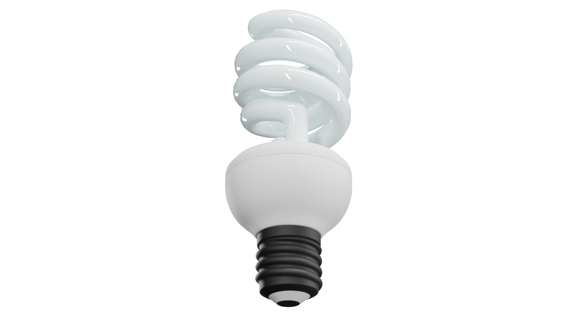 Fluorescent Light Bulb Model - TurboSquid 2284364