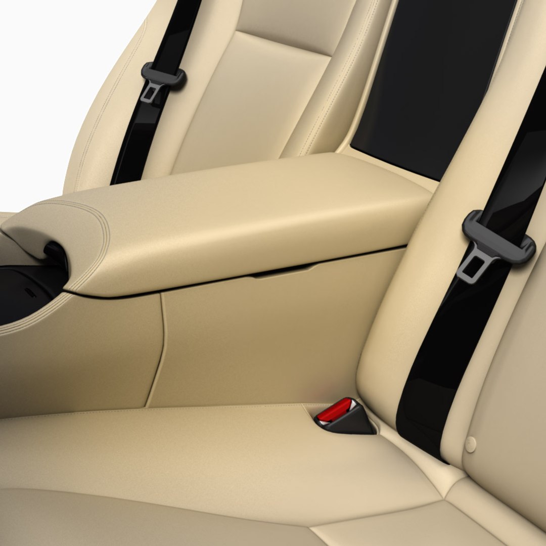 3d car seat set model