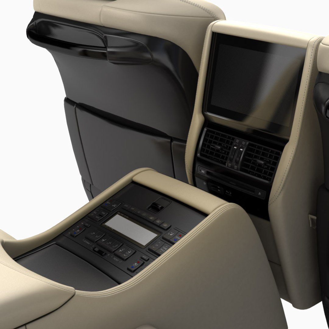 3d car seat set model