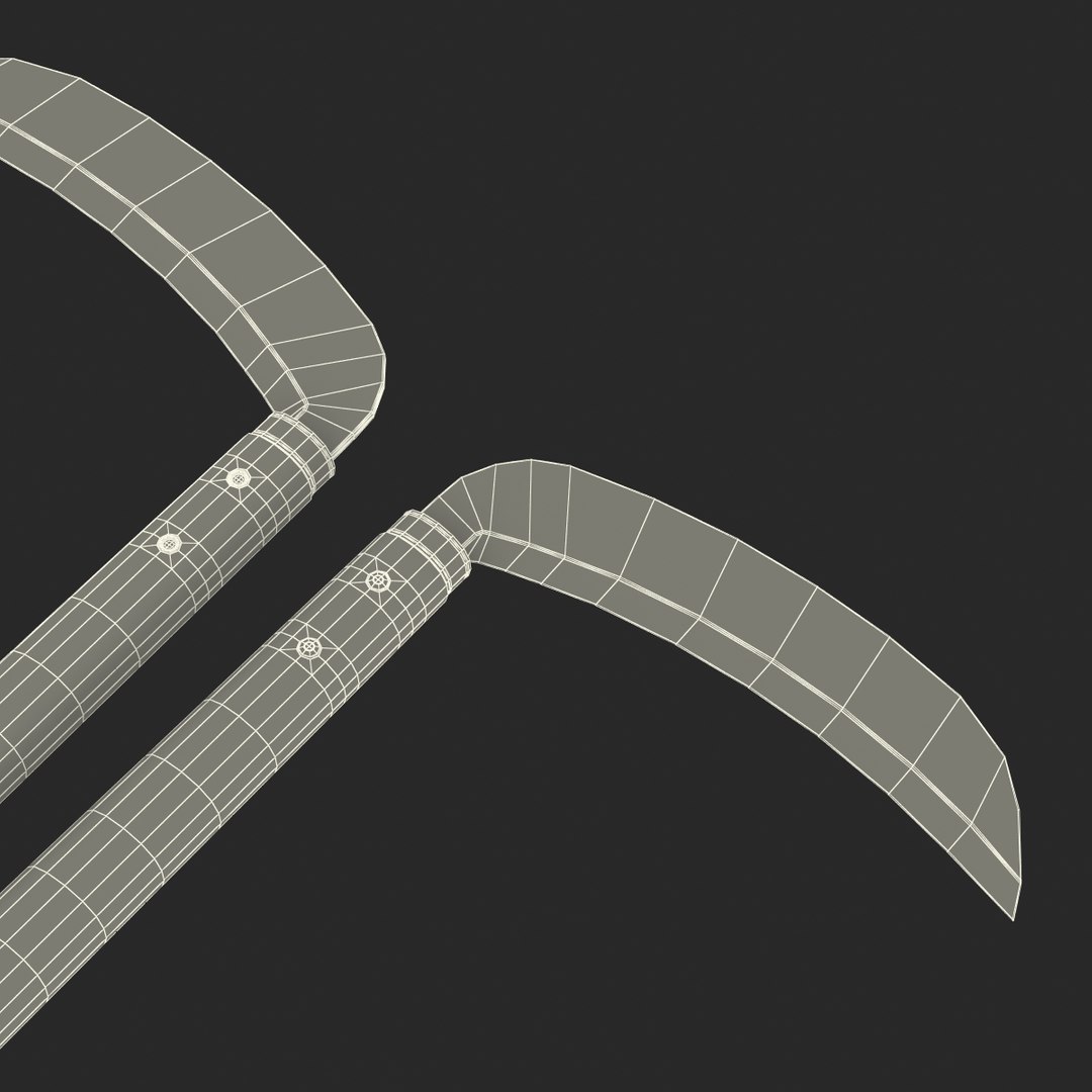 3d Kama Weapon Model