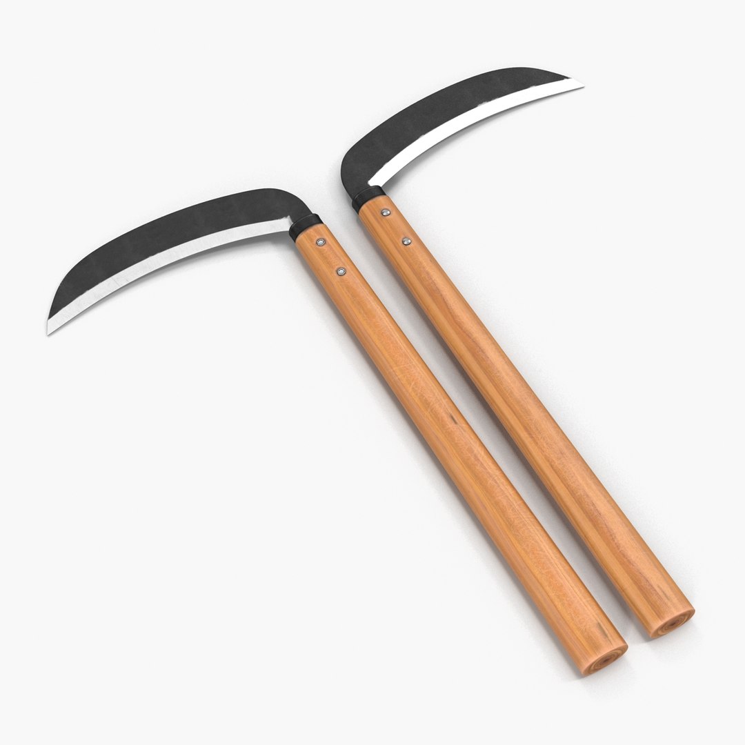 3d Kama Weapon Model