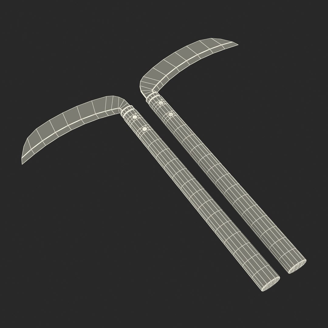 3d Kama Weapon Model