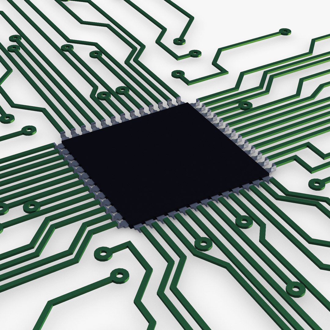 Electronic Circuit V 4 3D Model - TurboSquid 1344400