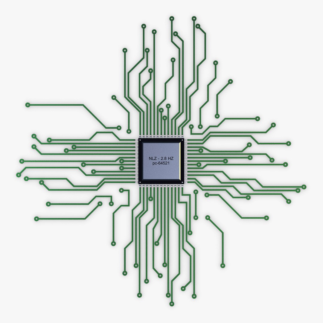 Electronic Circuit V 4 3D Model - TurboSquid 1344400