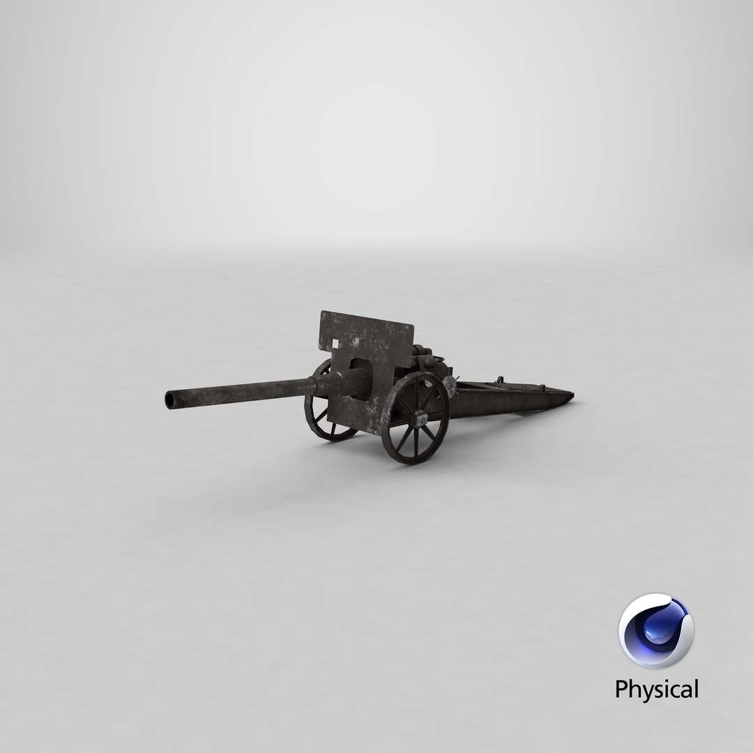 15cm feldkanone cannon ww1 3D - TurboSquid 1411481