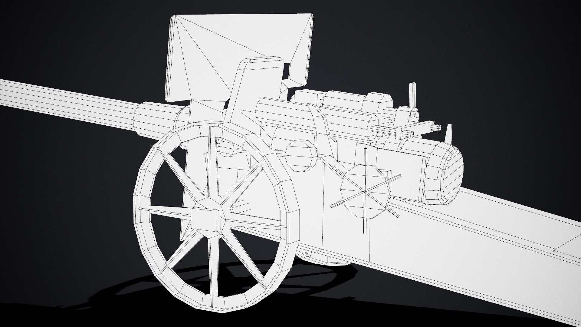 15cm feldkanone cannon ww1 3D - TurboSquid 1411481