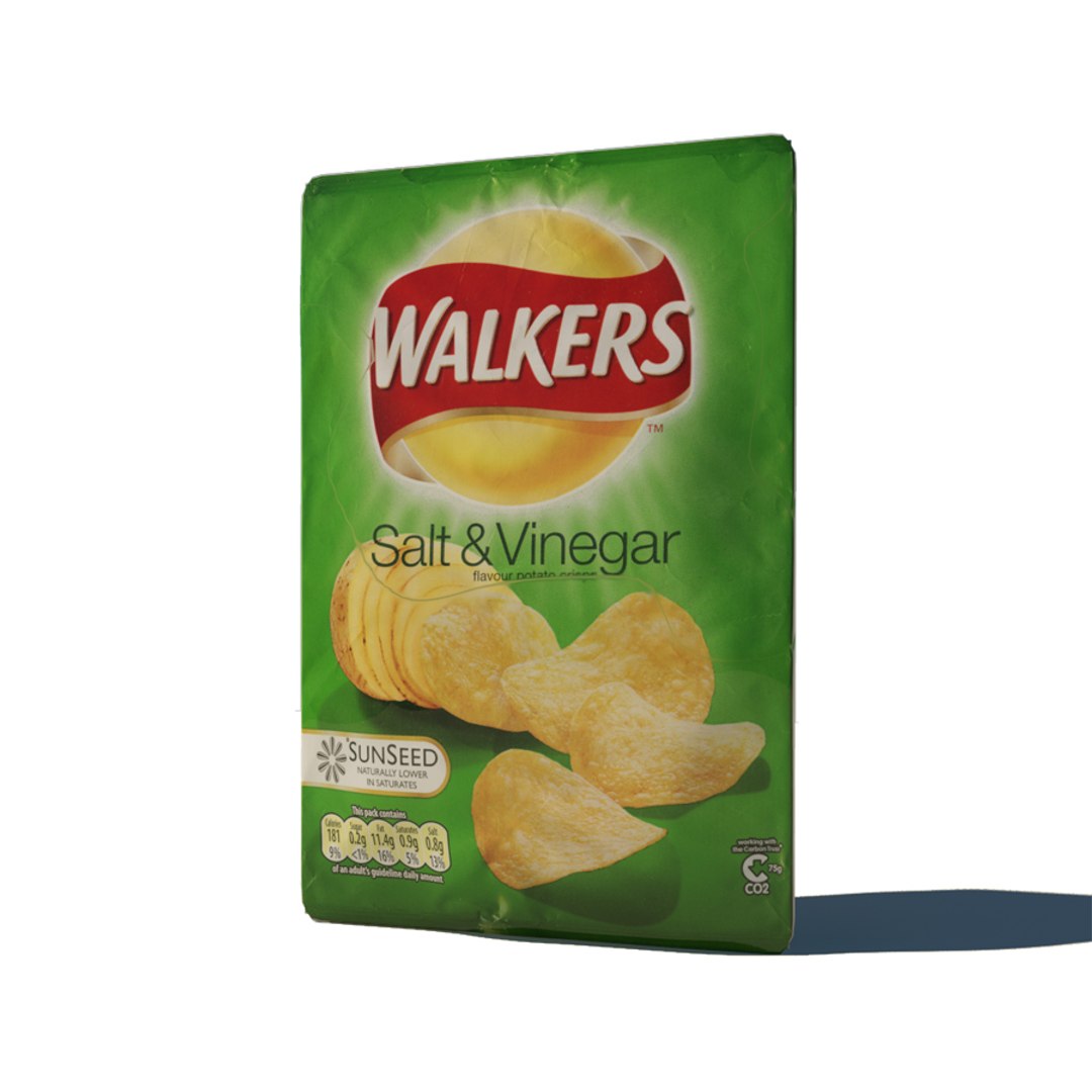 3ds Max Crisps Salt Vinegar