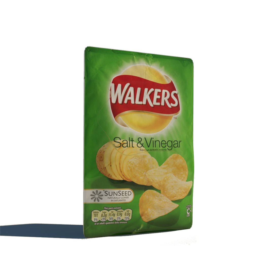 3ds Max Crisps Salt Vinegar