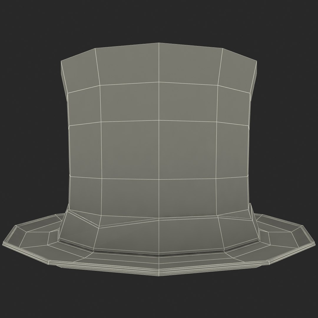 3d Model Hat Fashion Modelled