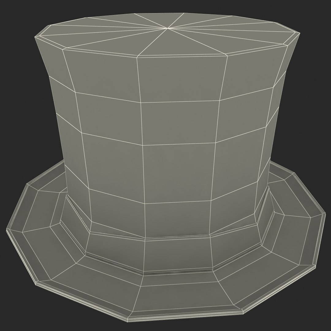 3d Model Hat Fashion Modelled