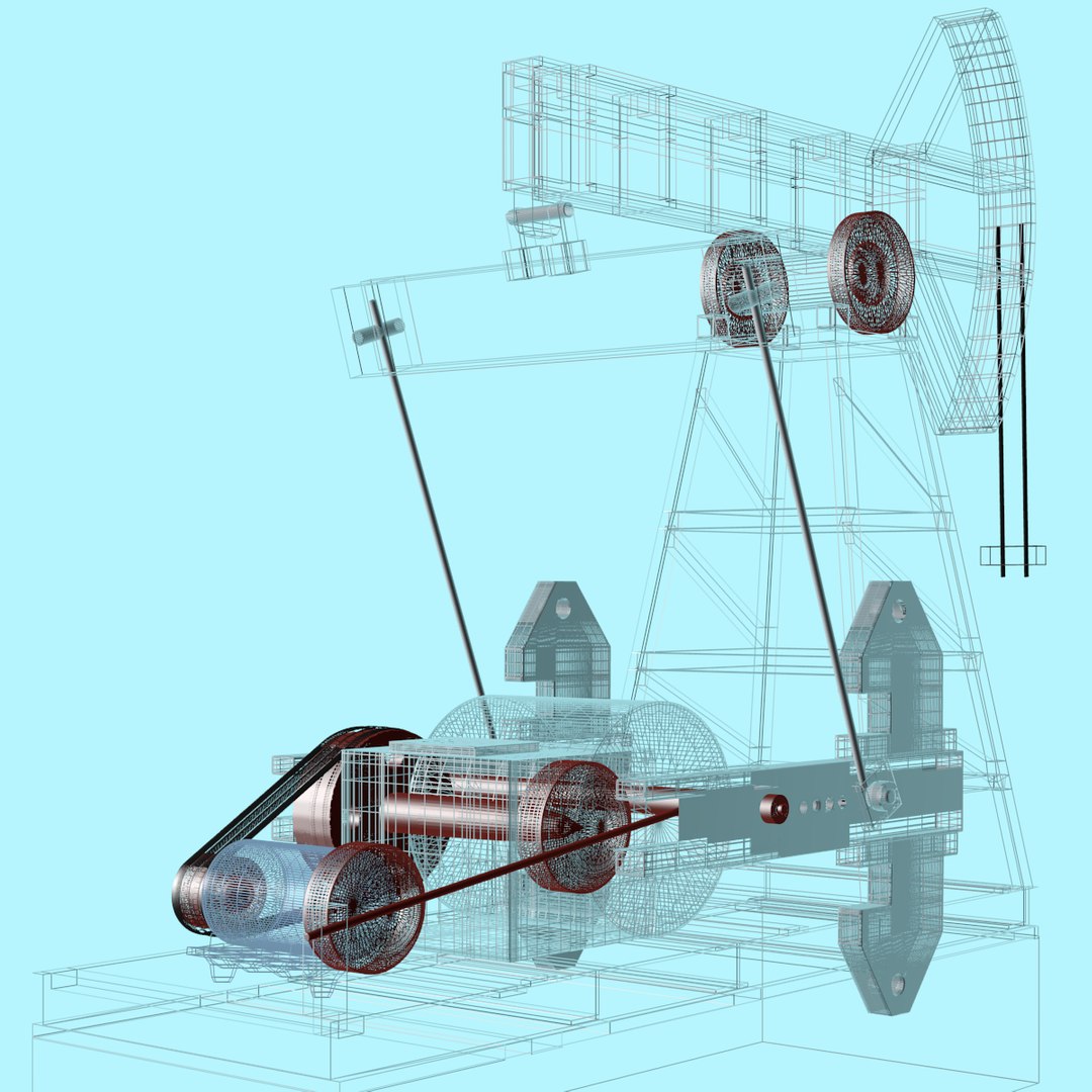 3d Model Rocking Machine Oil