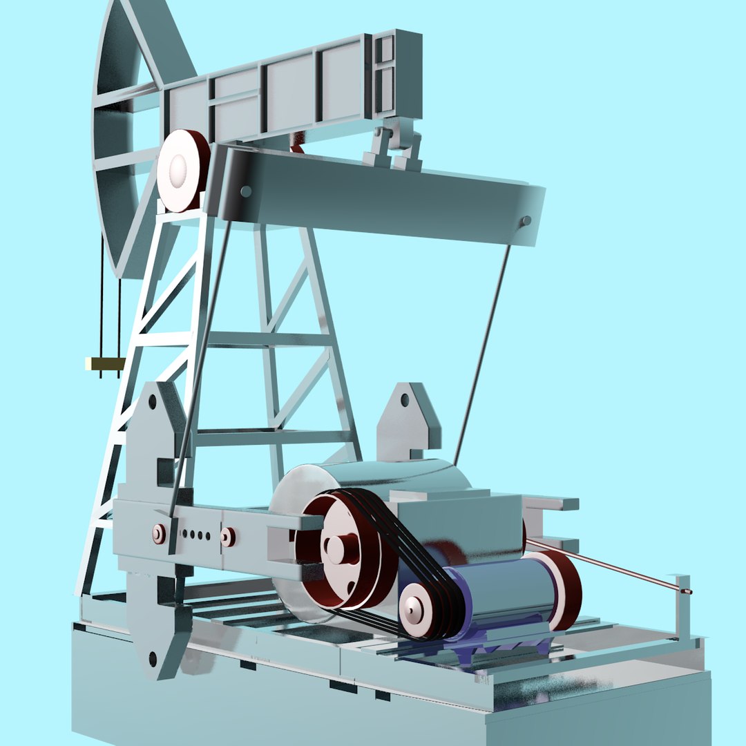 3d Model Rocking Machine Oil