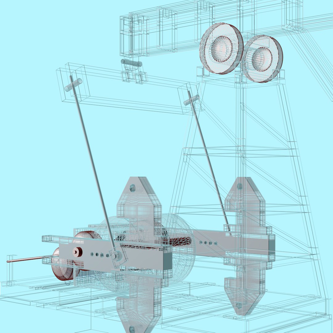 3d Model Rocking Machine Oil