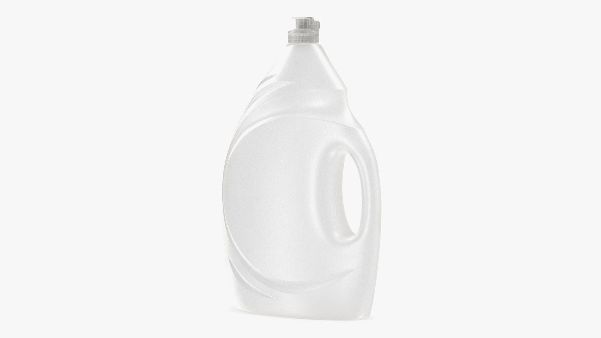 Plastic Bottle for Dish Soap Empty 3D model - TurboSquid 2058034