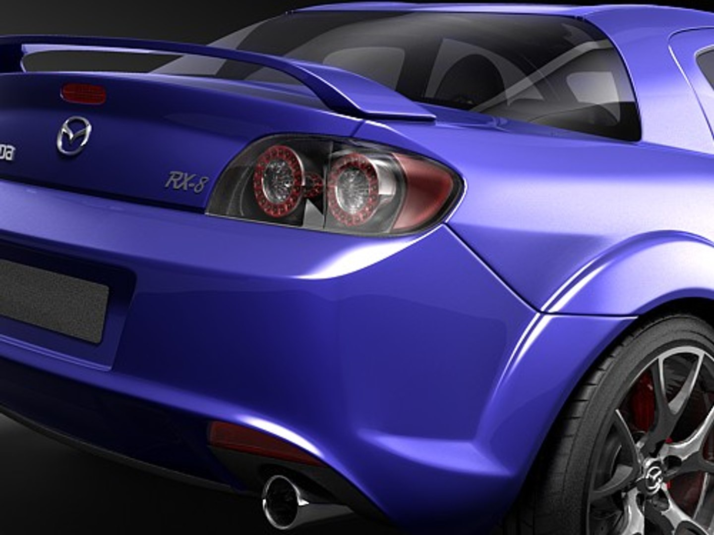3d Model Mazda Rx8 Sport 2008