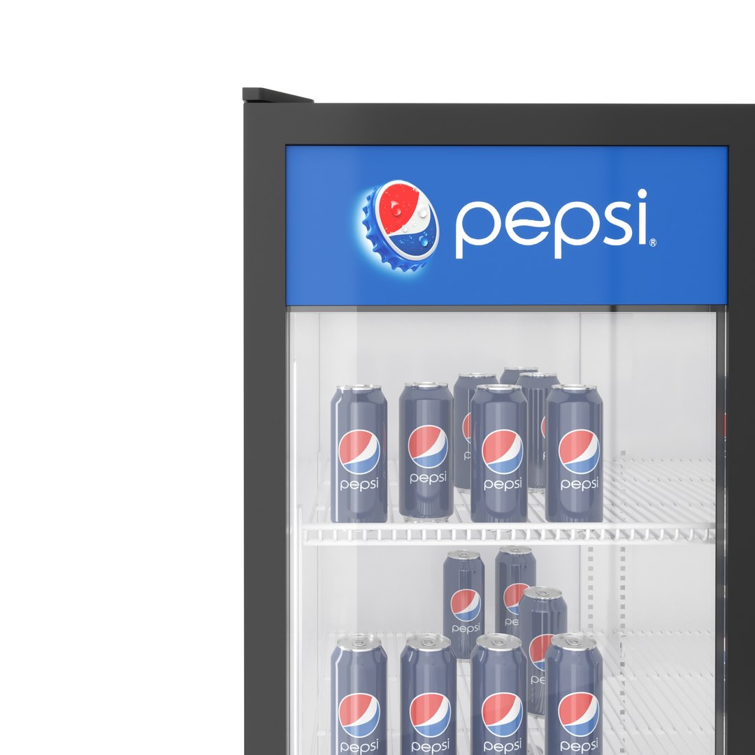 Double Door Cooler Pepsi 3D - TurboSquid 2050184