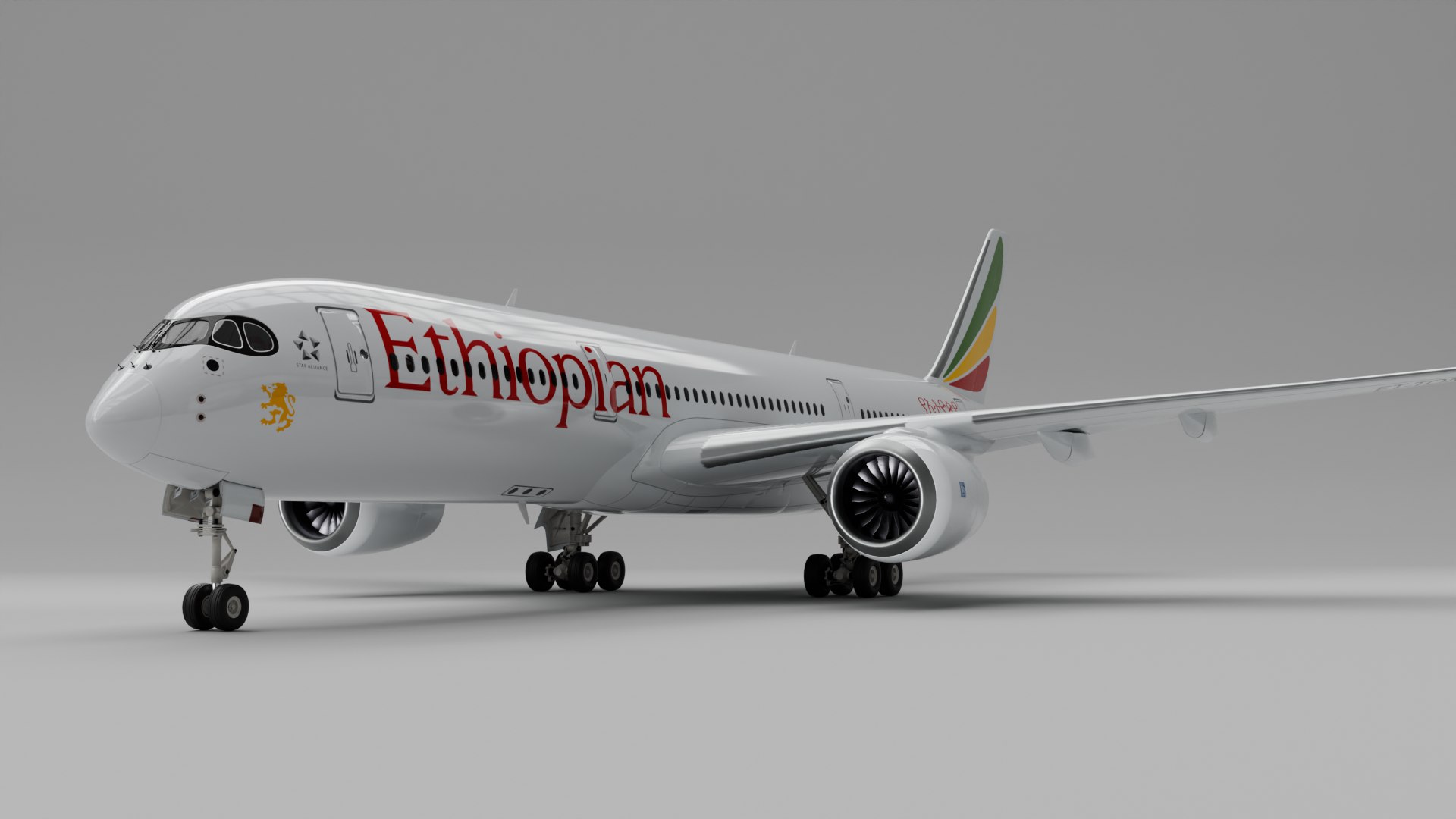 Airbus A350 3D Model - TurboSquid 2360687