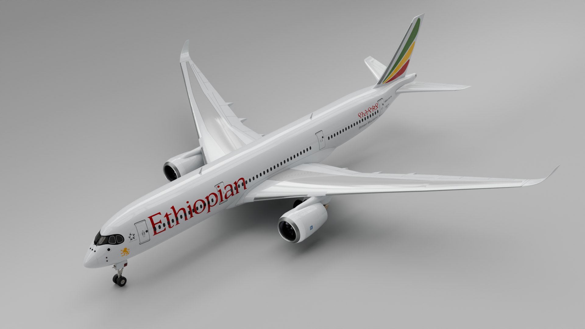 Airbus A350 3D Model - TurboSquid 2360687