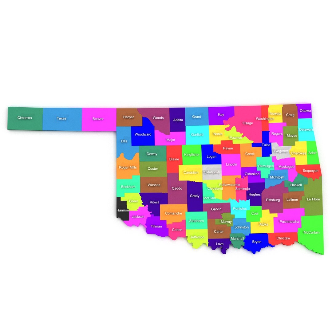Max Oklahoma Counties