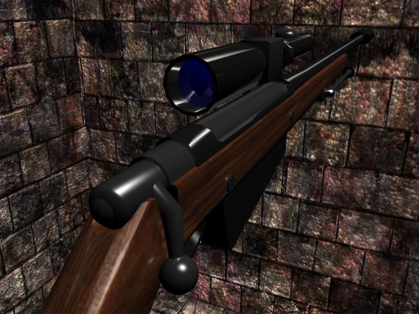Free M169 Anti-materiel Rifle 3d Model