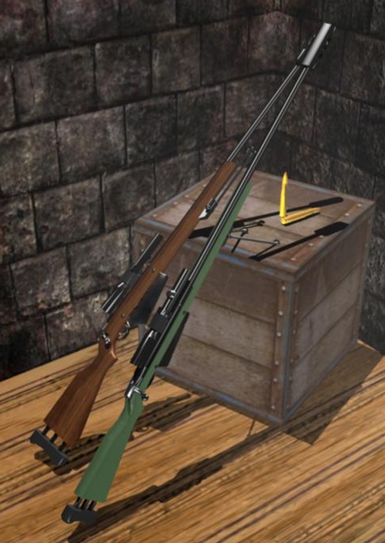 Free M169 Anti-materiel Rifle 3d Model