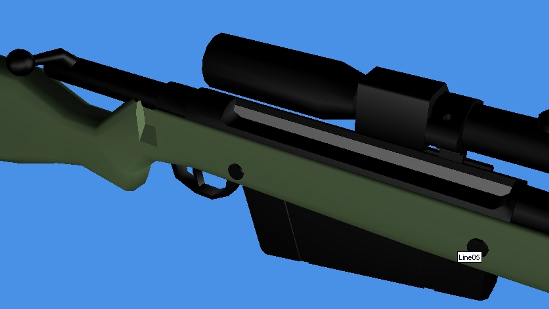 Free M169 Anti-materiel Rifle 3d Model