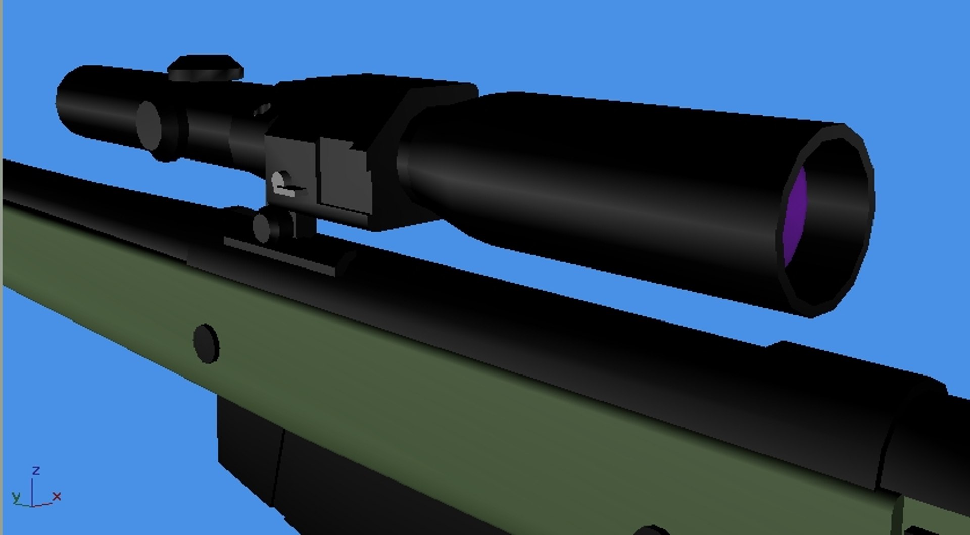 Free M169 Anti-materiel Rifle 3d Model