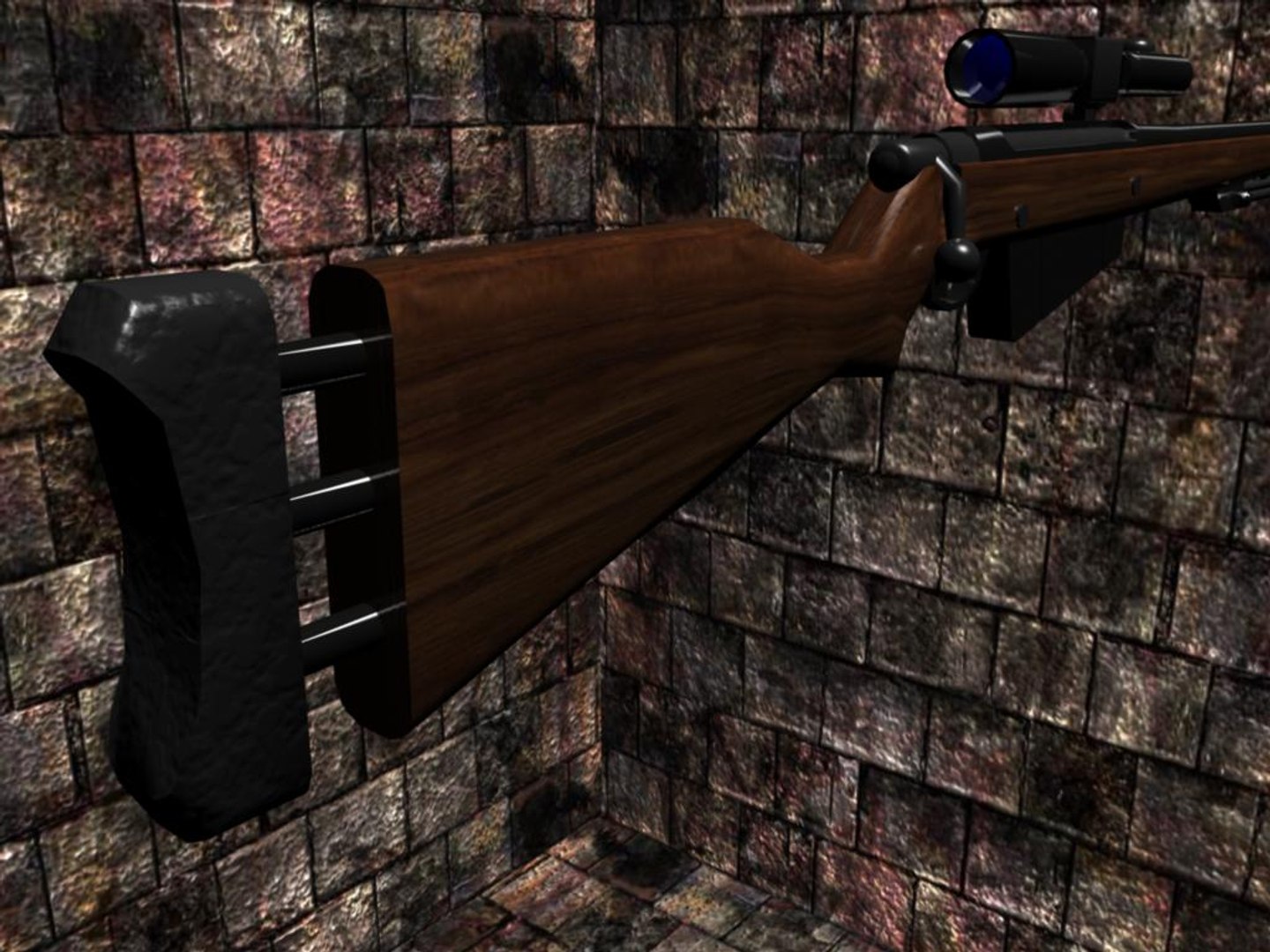 Free M169 Anti-materiel Rifle 3d Model