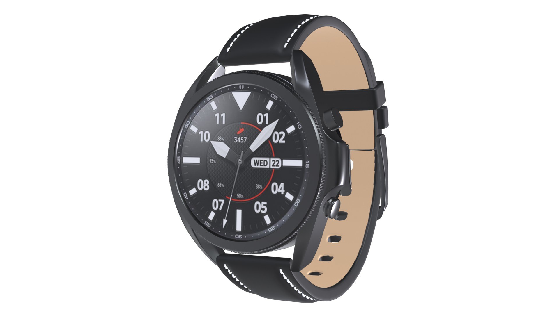 Samsung Galaxy Watch 3 - Classic Mystic Black 3D Model - TurboSquid 1934790