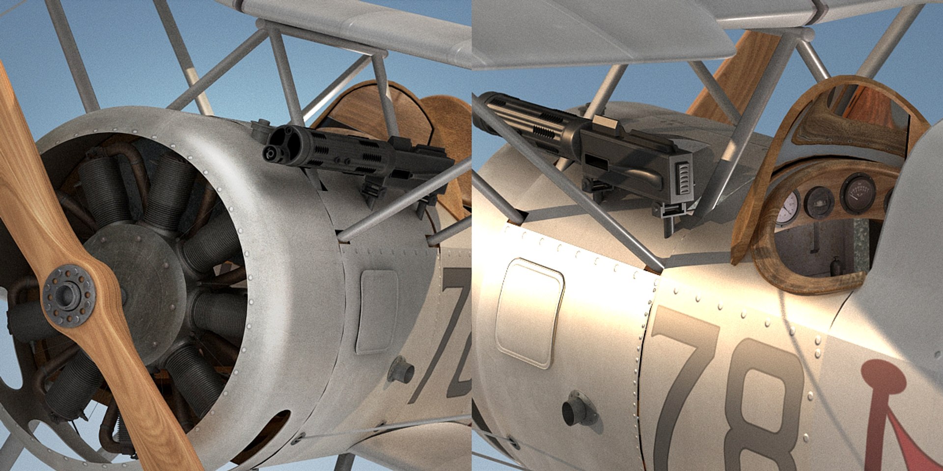 Hanriot hd 1 fighter aircraft 3D model - TurboSquid 1418351