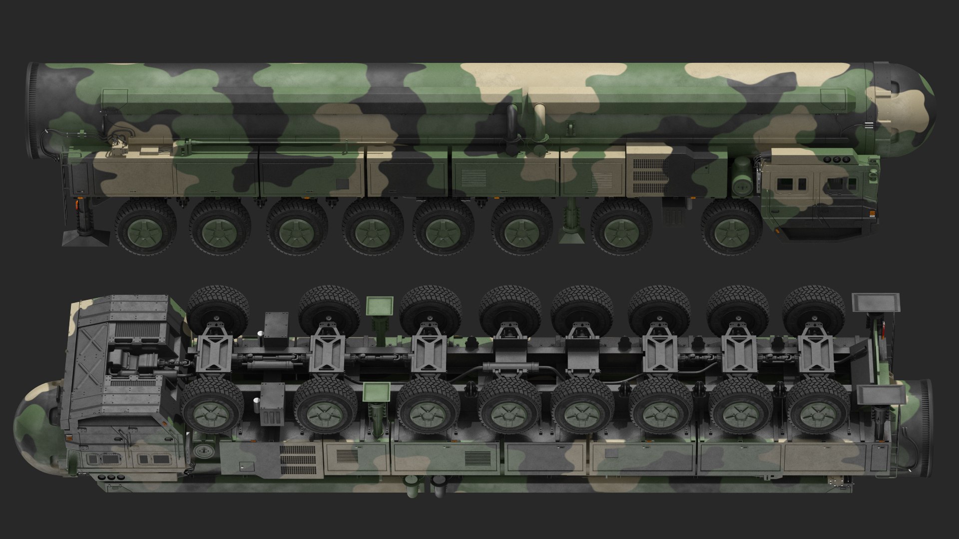 Icbm launch vehicle generic model - TurboSquid 1518236