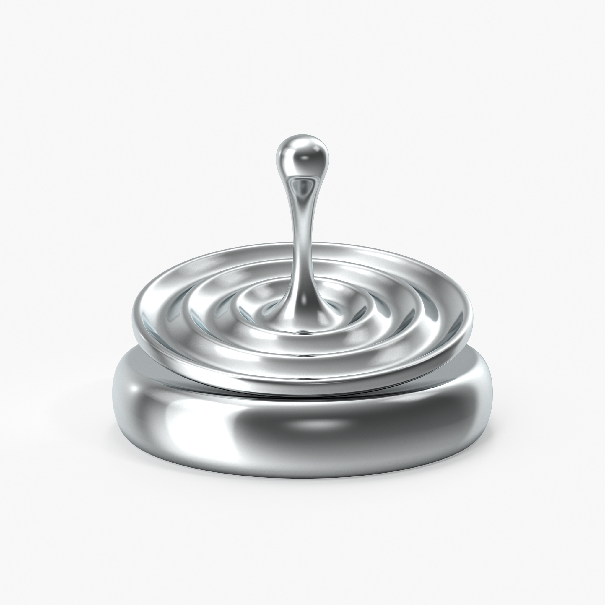 3D Spinning Top on a Concave Base - TurboSquid 1725445