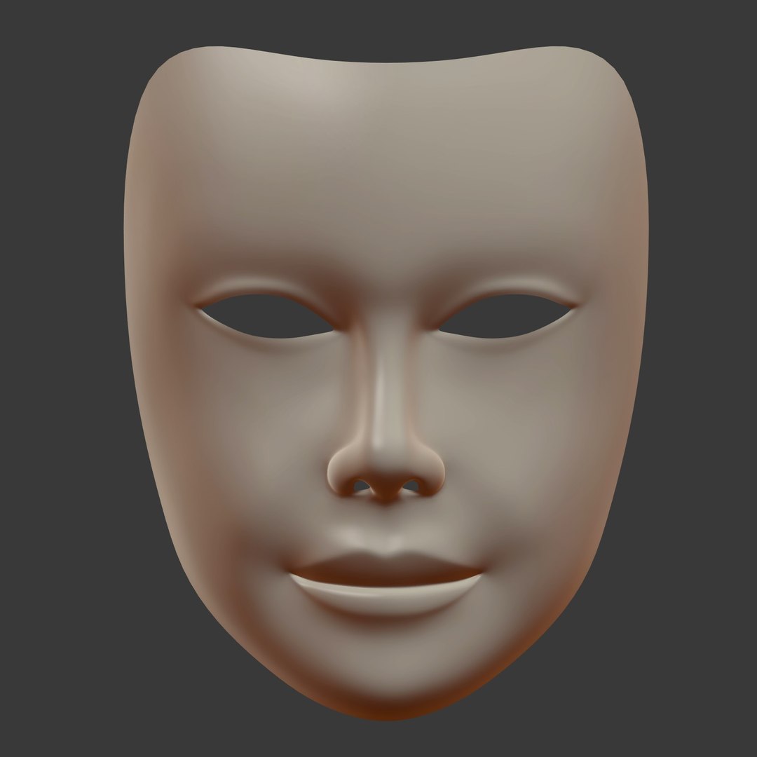 Neutral Mask 3D Model - TurboSquid 1352984