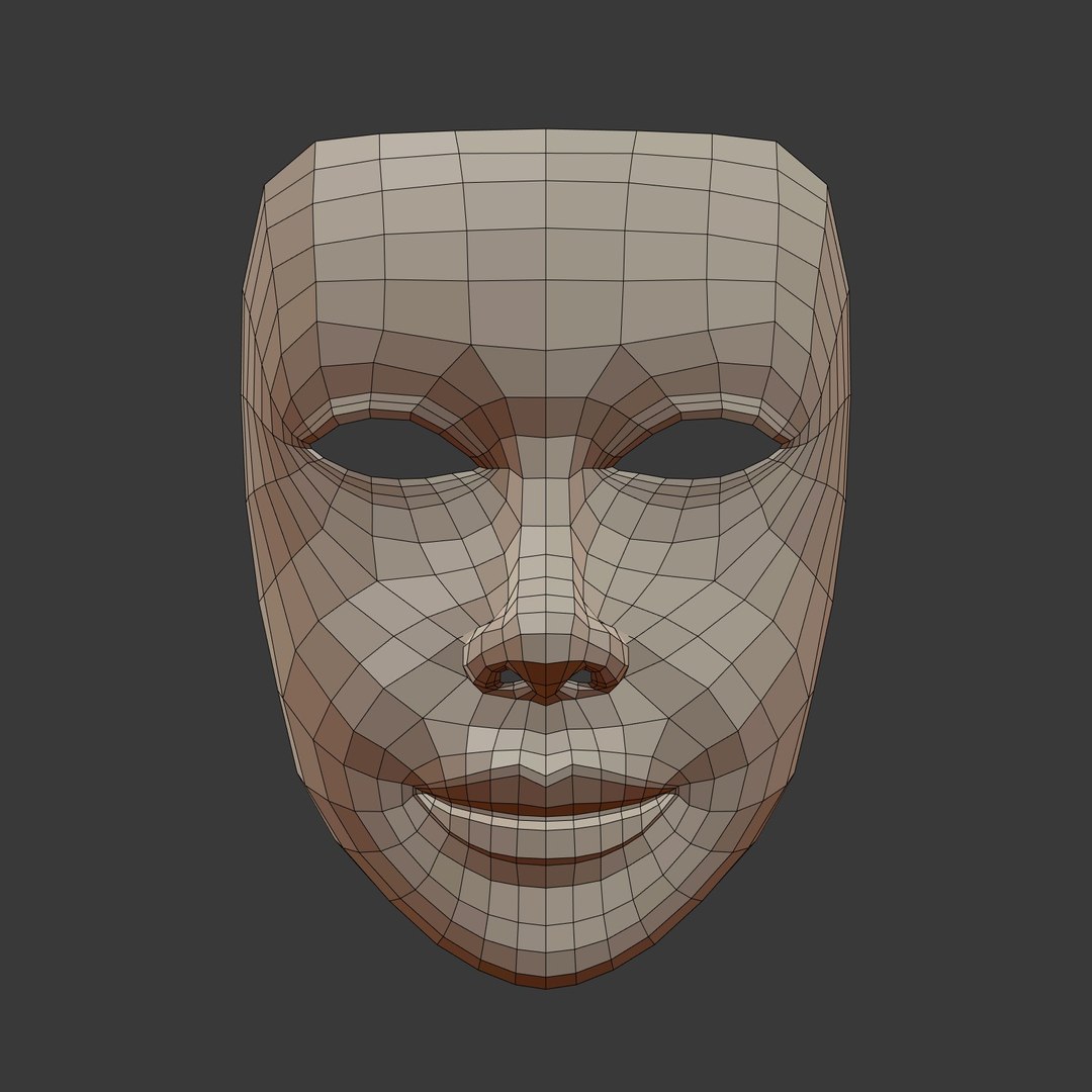 Neutral Mask 3D Model - TurboSquid 1352984
